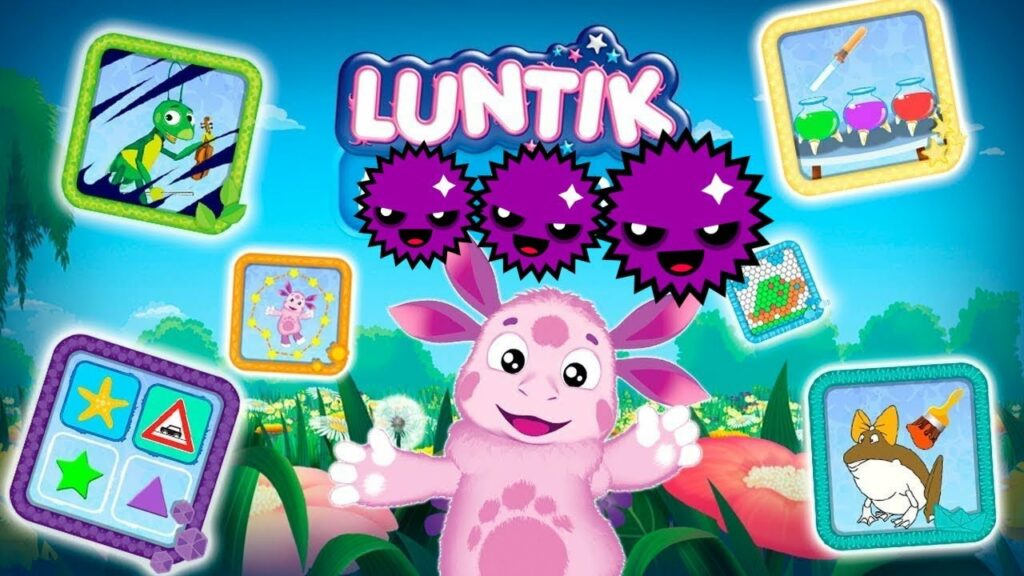 Luntik and his friends. Educational games for children 3D - freeeduapps.com